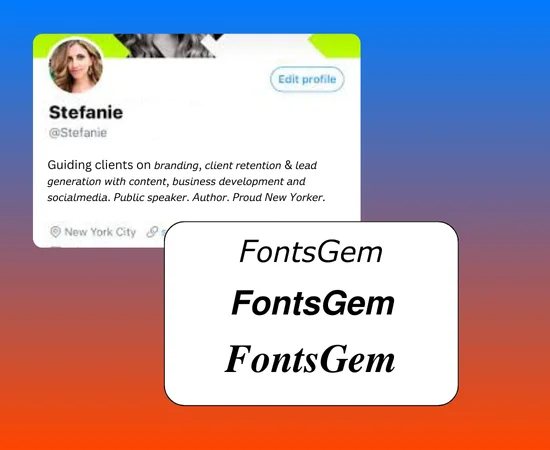 Italic Font Generator (𝘊𝘰𝘱𝘺 𝙖𝙣𝙙 𝑷𝒂𝒔𝒕𝒆)
